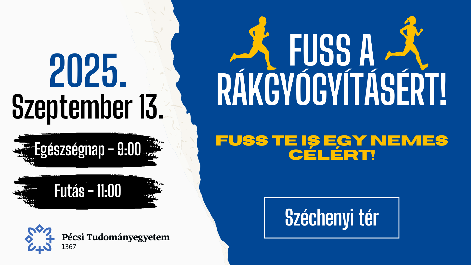 Fuss a rákgyógyításért! | Irány Pécs
